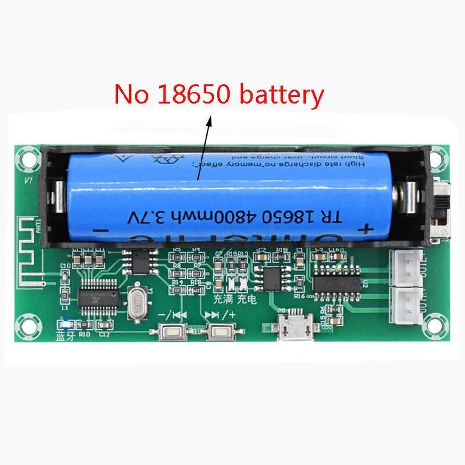 PAM8403 Digital Amplifier Board Bluetooth 5.0 Audio Module 2 Channel 2 ...