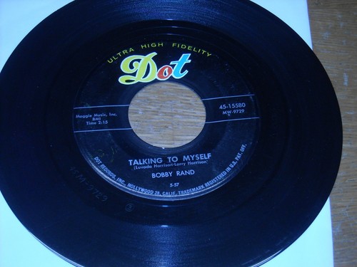 45RPM. BOBBY RAND. DON'T MAKE MY POOR HEART WEEP / TALKING TO MYSELF ...