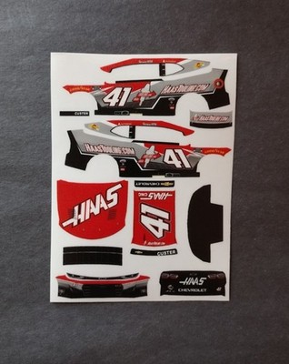 2026 Custom Cole Custer #41 Haas 1/64 Peel & Stick Decals | eBay