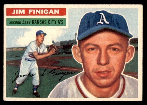 1956 Topps Baseball #22 Jim Finigan EX *h1 | eBay