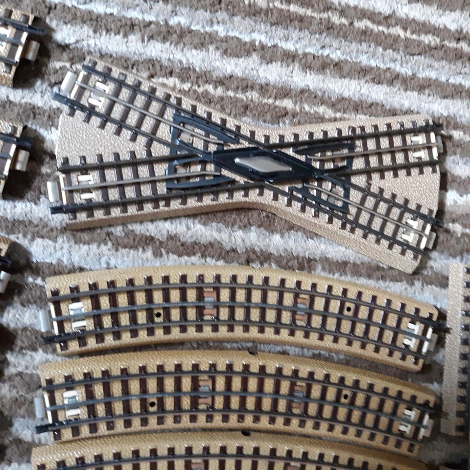 Lot of 42 Marklin Three Rail Tracks Including 2 Uncoupling & 1 ...