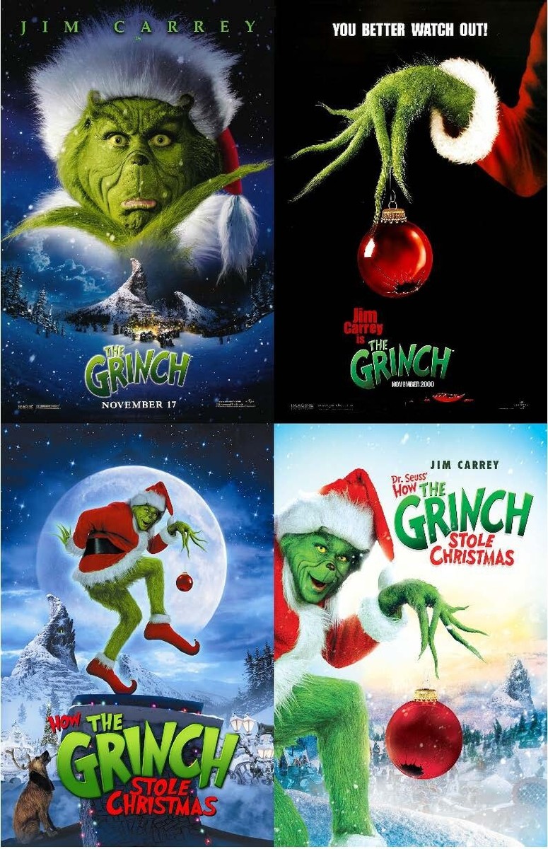 How The Grinch Stole Christmas Movie Poster 2000 Dr Seuss' How The