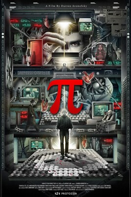 Pi movie poster (b) : 11" x 17" inches : Darren Aronofsky | eBay