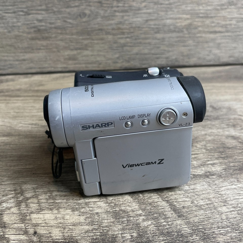 Sharp Viewcam Z VL-Z3 Mini DV Camcorder Silver 2.5" Screen 500x Digital ...