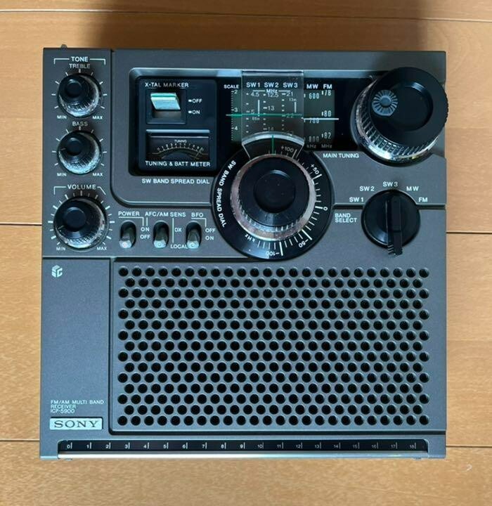 Sony ICF-5900 FM/AM Multi Band Short Wave Radio Receiver Used | eBay