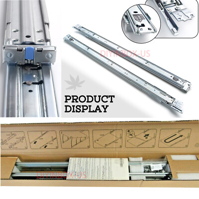 DELL POWEREDGE R640 SERVER RAILS SLIDING READYRAILS II 1U RAIL KIT ...