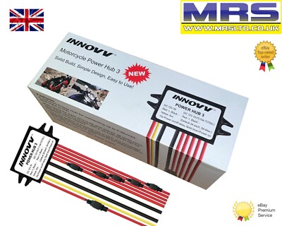 Innovv Power Hub 3 - Motorcycle Auxiliary Power Hub up to 5 devices ...