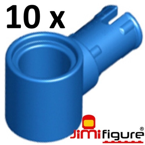 NEW 10 x LEGO Technic Pin with Friction Ridges & Hole Blue 15100 ...
