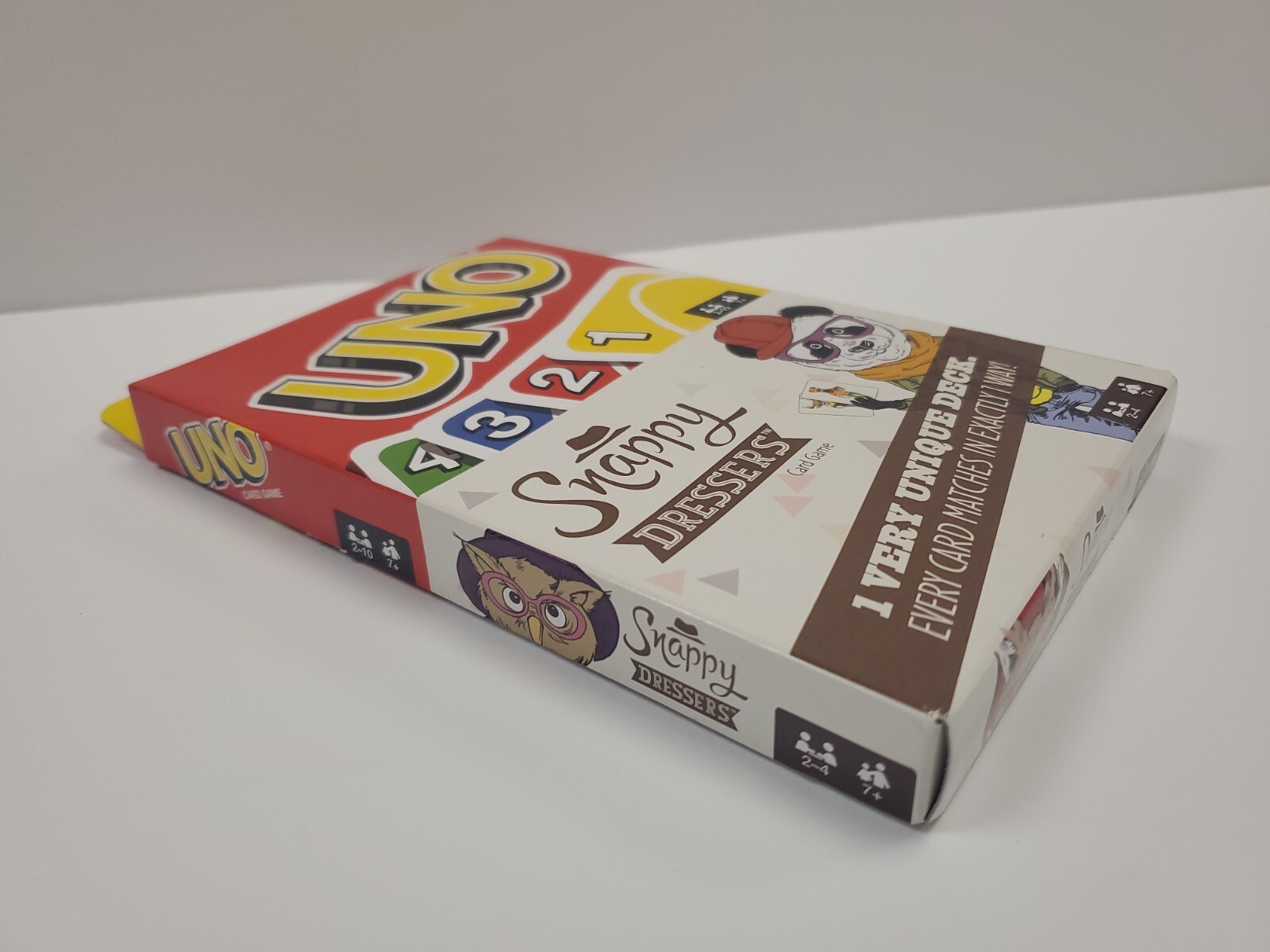 UNO Classic + Snappy Dressers Unique Card Game Bundle - 2 Two Game Pack ...