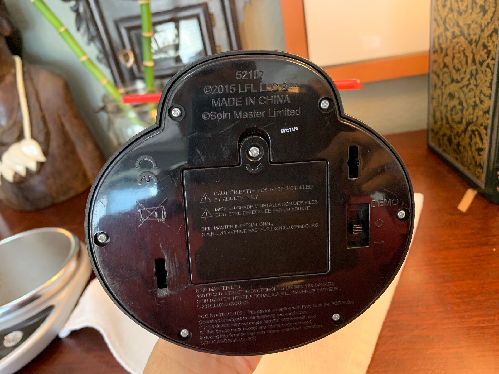 Spin Master STAR WARS INQUISITOR LED Alarm Clock w/ Spinning LIGHTSABER ...