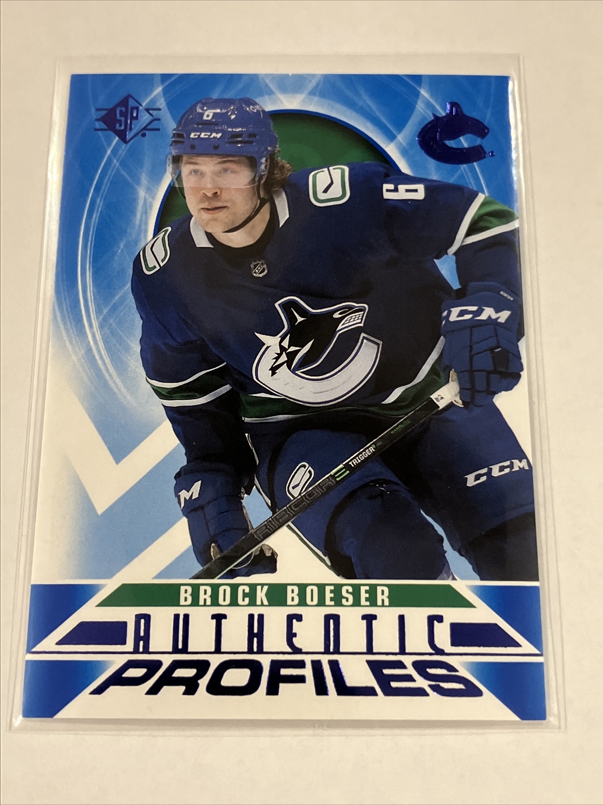 2020-21 Brock Boeser SP Hockey Authentic Profiles card #AP-6 | eBay