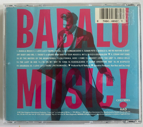 Babalu Music!: I Love Lucy's Greatest Hits by Various Artists (CD, Oct ...