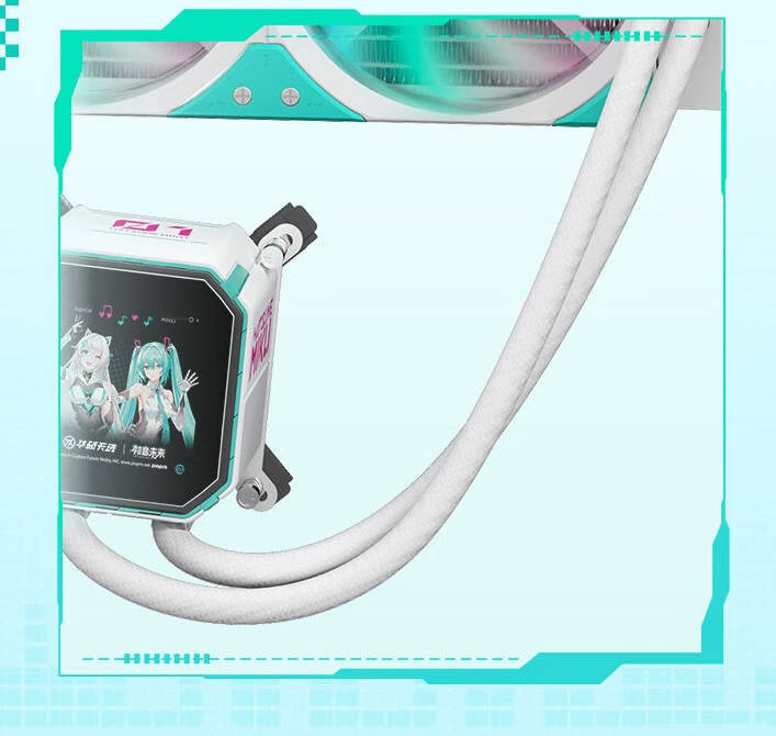 ASUS TX Gaming 360 LC AM4/5 Hatsune Miku 2.8-inch LCD adiator Liquid ...