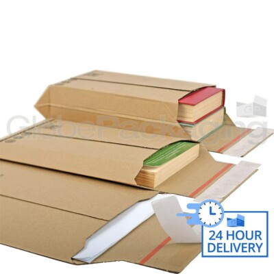 50 x SIZE M1 EXPANDABLE PEEL SEAL POSTAL MAILING BOXES M-ENVELOPES ...