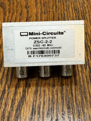 Mini-Circuits power splitter ZSC-2-2 0.0020- 60MHz | eBay