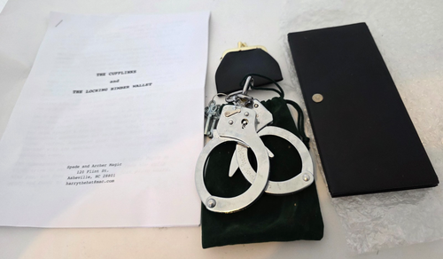 The Cufflinks And Locking Himber Wallet Magic Trick Spade & Archer | eBay