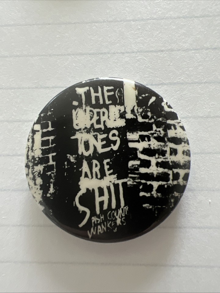 LOT 22 Punk New Wave Pin Button XTC Sham Army Gang of Four Split Enz ...