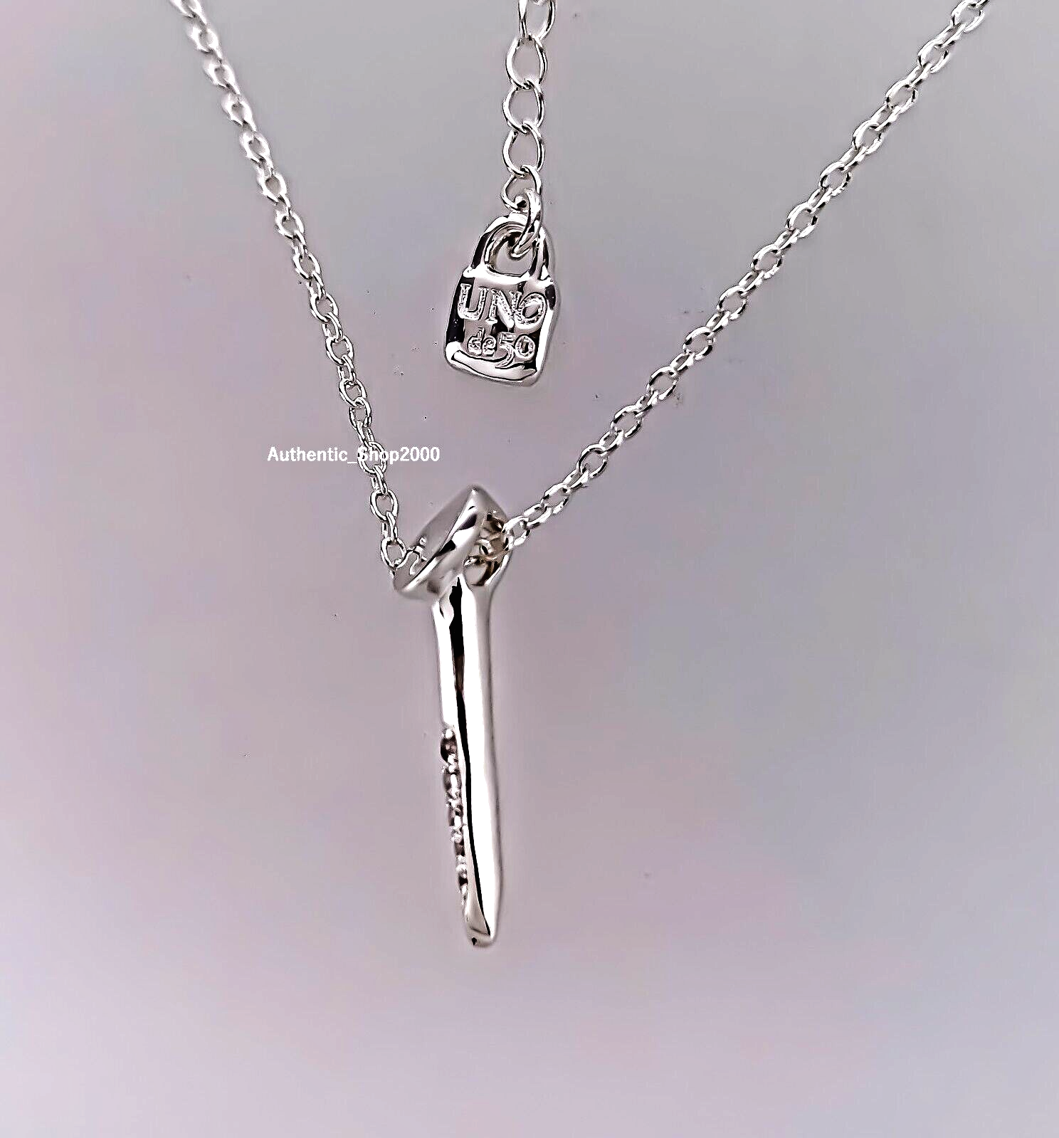 NEW 100% Authentic UNO de 50 Heritage Topaz Iconic Nail Pendant ...