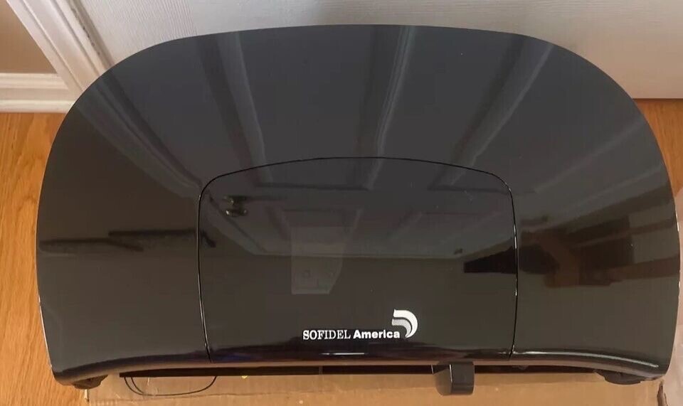 SOFIDEL America 9" Twin Jumbo Tissue Dispenser JT209-05 Black Brand New ...