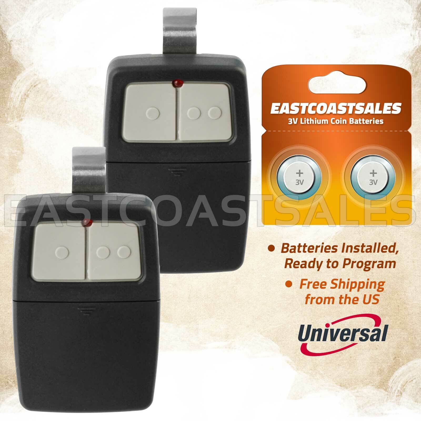 2 For Universal Clicker 375LM 375UT KLIK1U Garage Gate Door Opener ...