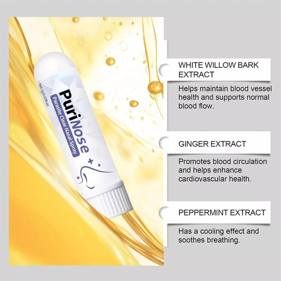 Purinose Inhaler, Purinose Inhaler Nasal, Memory Boost, Soothing Nasal ...