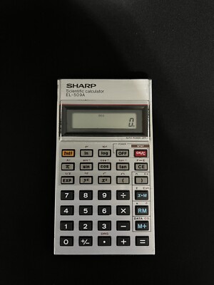 VINTAGE SHARP SCIENTIFIC EL-509A POCKET CALCULATOR - NEW BATTERIES | eBay