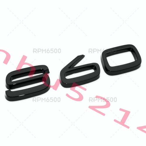 Volvo + S60 Rear Trunk Lid Letter Logo Badge Nameplate Emblem Sport ...