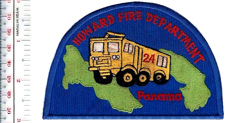 US Air Force USAF Howard AF Base Fire Department Canal Zone, Panama Patch | eBay