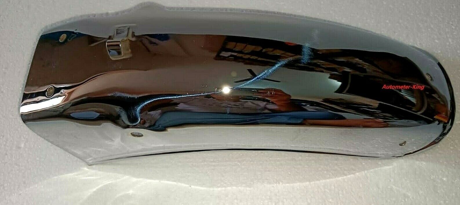 YAMAHA RX100 CHROME REAR MUDGUARD BUMPER FENDER FOR RX 100 RS100 RX125 ...