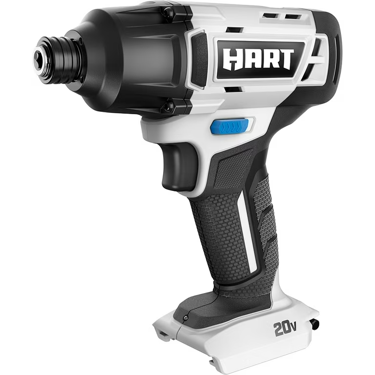 Hart HPID02 20V 1/4" Impact Driver Bare Tool cordless power drive (tool ...