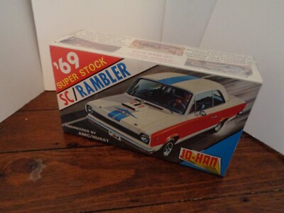 Jo-han Johan 1/25 '69 AMC Super Stock SC / Rambler Model Kit sealed | eBay