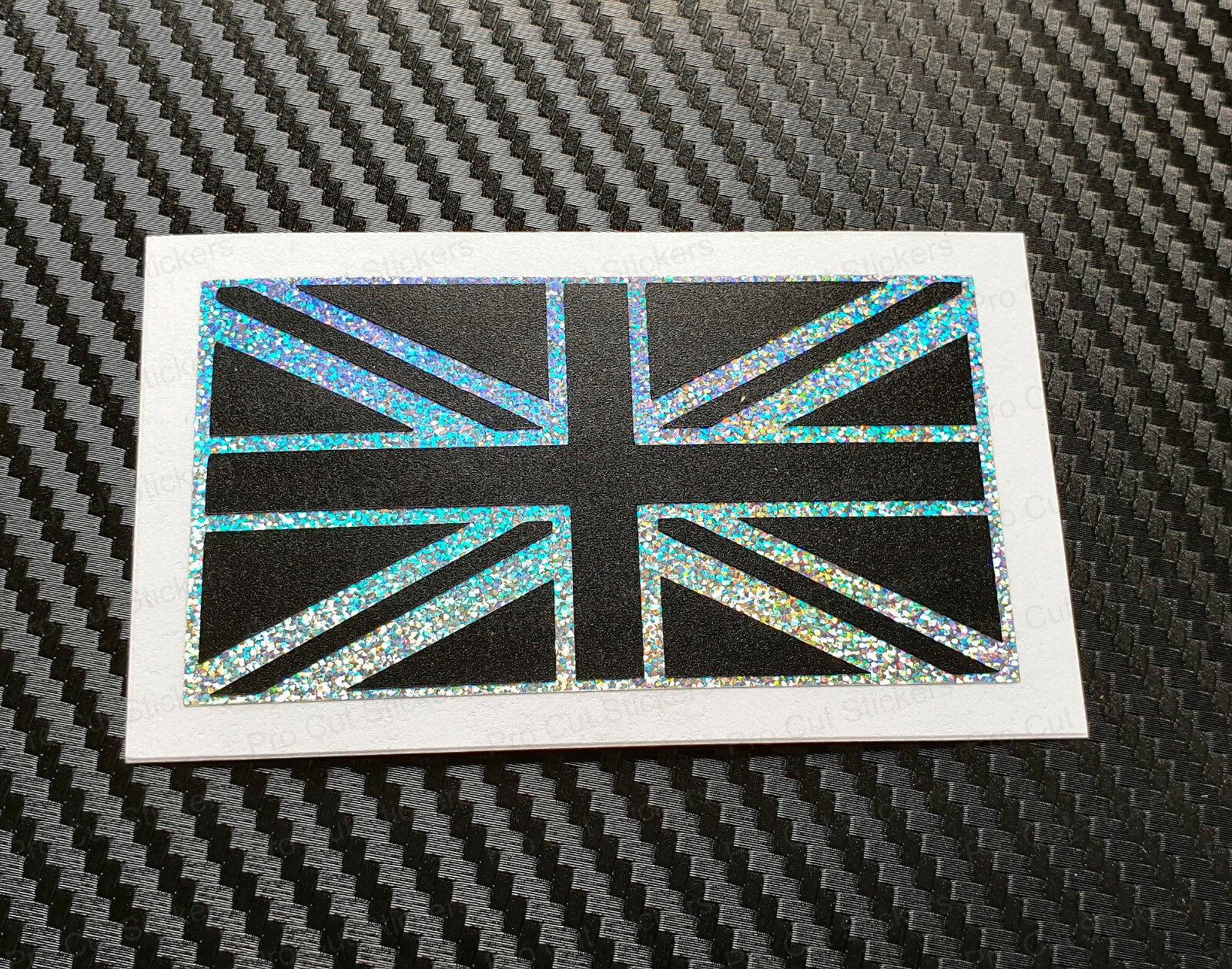 Union Jack Flag GB Great Britain Stickers Decals Car Wall Black Rainbow ...