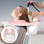 Inflatable Hair Washing Tray Rinse Basin Portable Bedside Shower ...