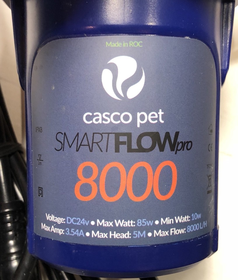 SMARTFLOW PRO 8000 REEF-PUMP AQUARIUM PUMP & CONTROLLER 24V 8000-LPH ...