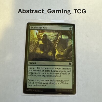 MTG - SNAKESKIN VEIL - (FOIL) - (CMM #323) - Commander Master - NM ...
