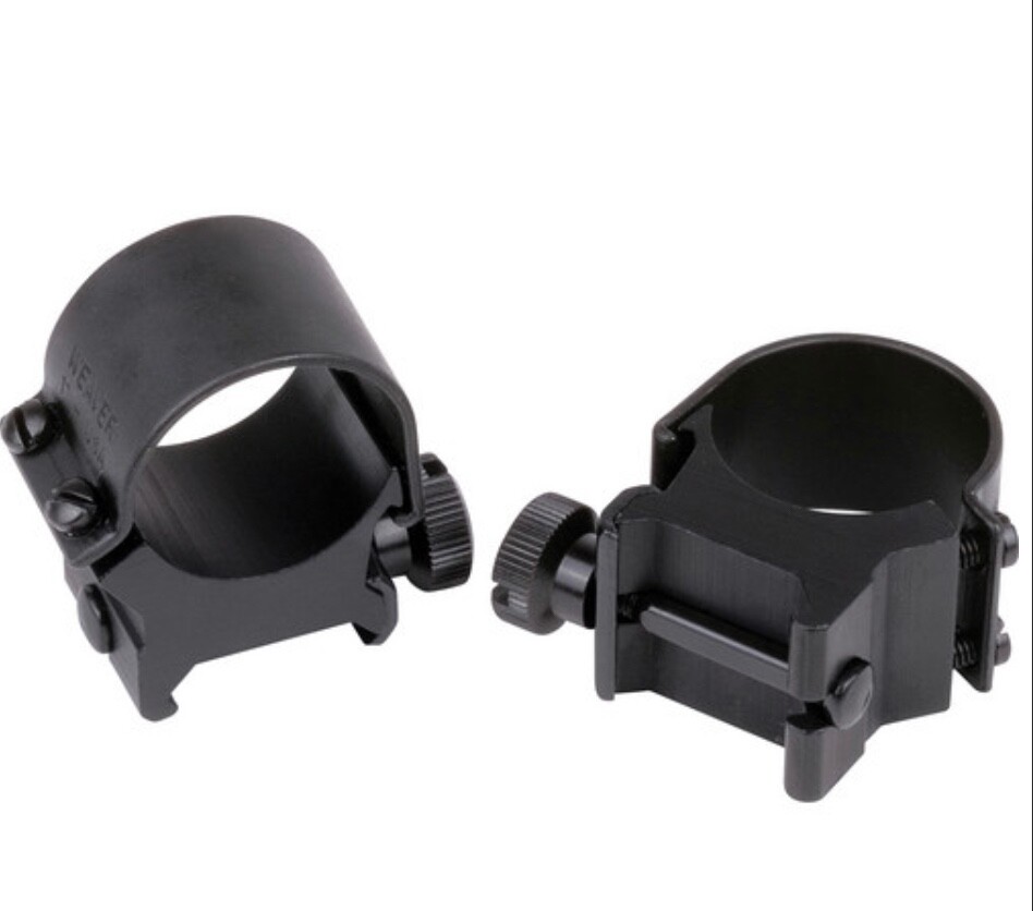 Weaver See-thru Scope Rings Matte Black Finish 49525 for sale online | eBay