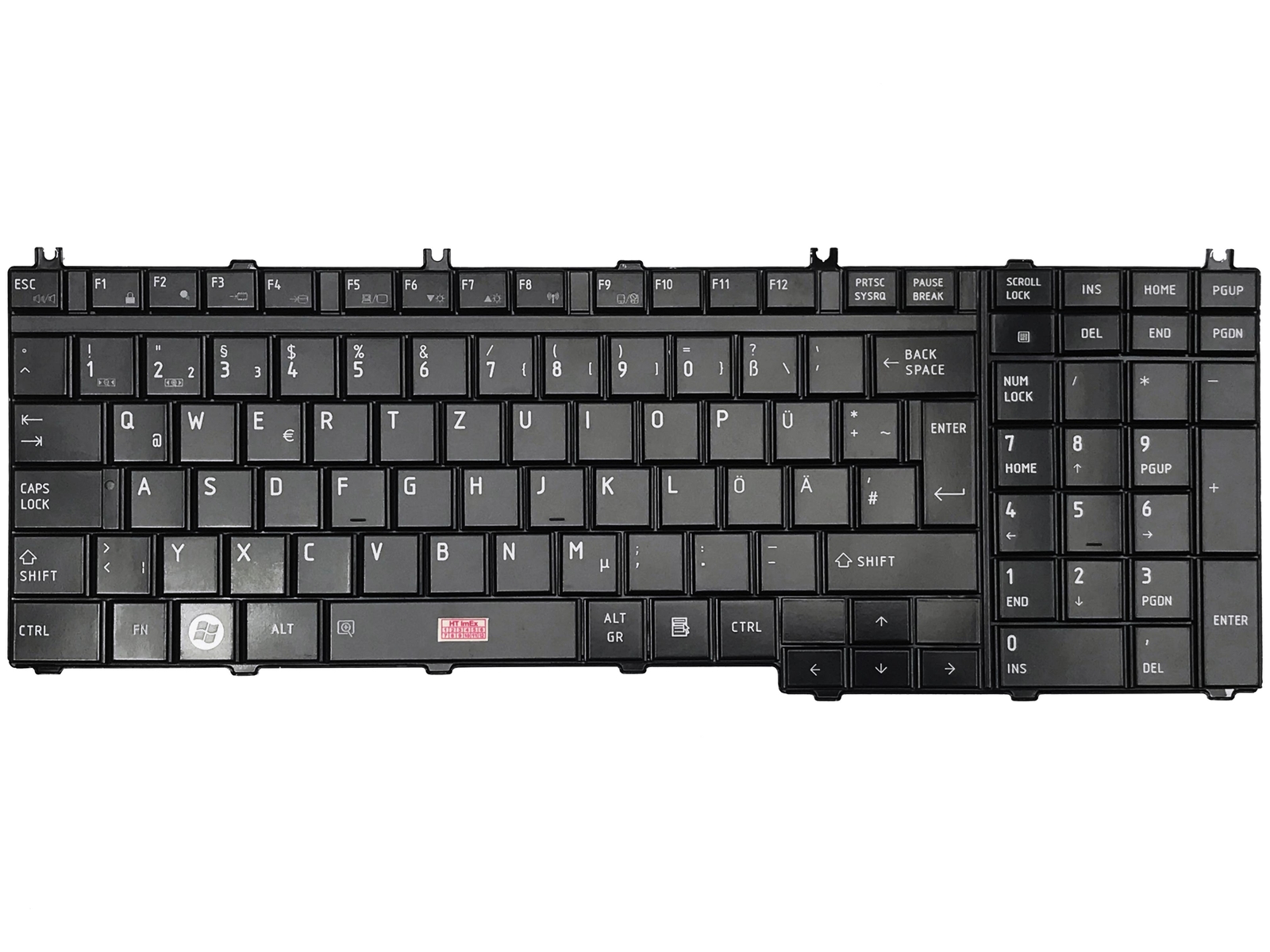 Deutsche - Tastatur keyboard für Toshiba Satellite P300-24L, P500-16R ...