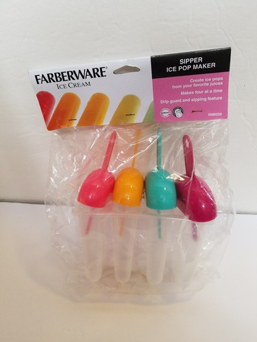 Farberware Ice Cream Sipper Ice Pop Maker 4pack NEW | eBay