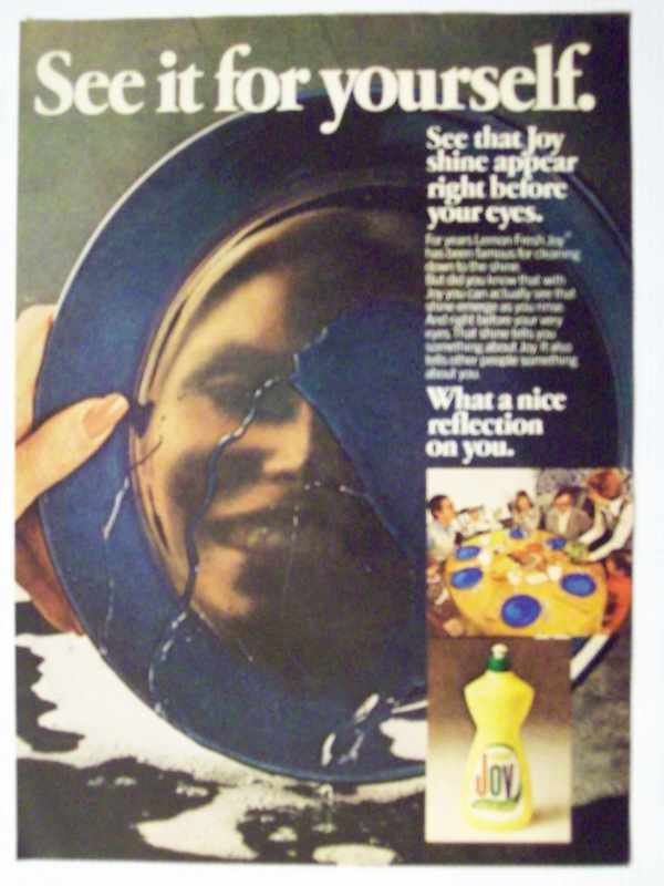 1978 Lemon-Fresh Joy Dish Detergent Soap Ad Magazine Print ...