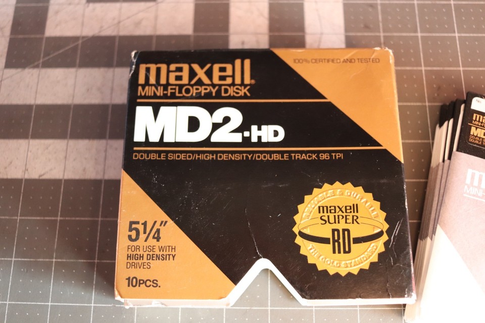 Maxell MD2-HD Mini-Floppy Disk 5 1/4" JAPAN | eBay