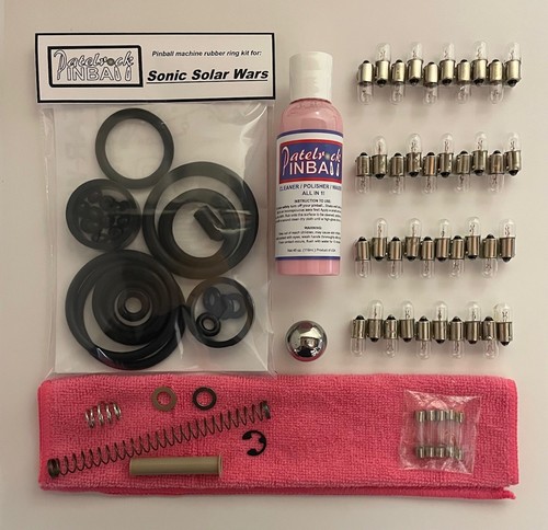 1986 Sonic Solar Wars Pinball Machine Maintenance Tune Up Kit | eBay