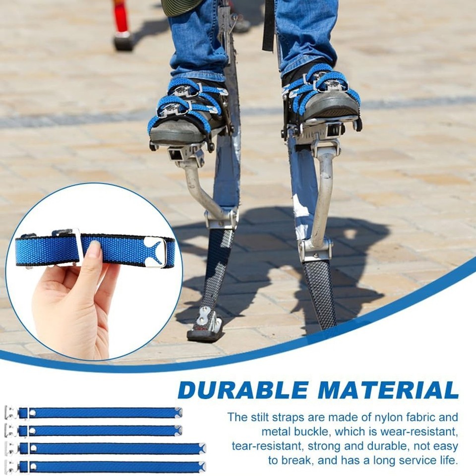 4PCS Drywall Stilts Straps, Adjustable Drywall Foot Band Straps, Nylon ...