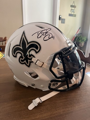 Drew Brees Signed Full Size Authentic Helmet With Oakley Visor Radke ...