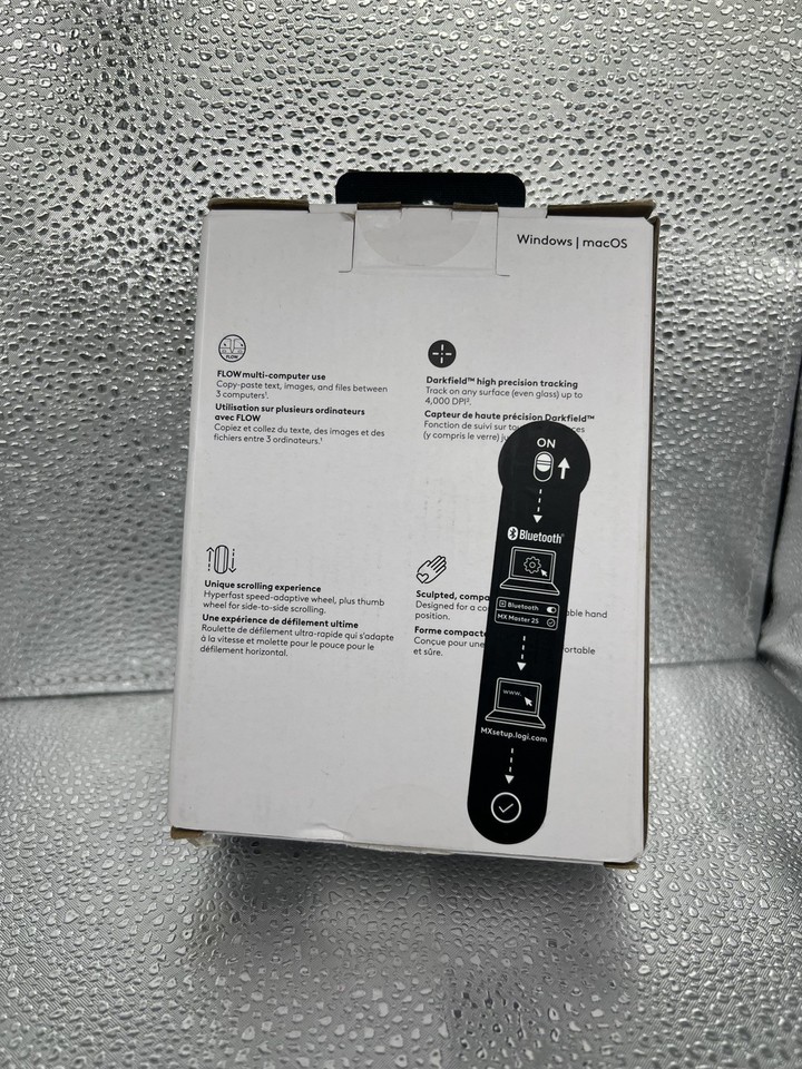 Logitech MX Master 2S Bluetooth Edition Wireless Mouse Black New Open ...