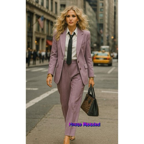 JG Hook Suit Vintage 90's Lavender Business Streetwear Minimalist Work Soft Girl | eBay