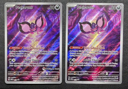 Pokemon Center Pecharunt 129 Stamped Promo & Regular Elite Trainer Box ...