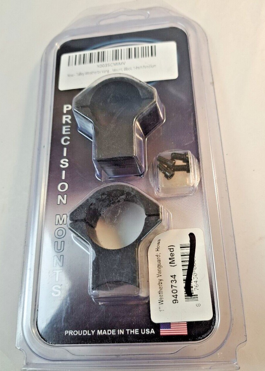 Talley 940734 Weatherby Vanguard Scope Mount - Black for sale online | eBay