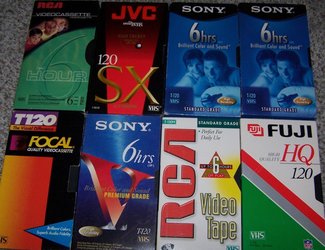 Lot Of 10 Vhs Tapes--In Original Boxes--Used--READ DESCRIPTION | eBay