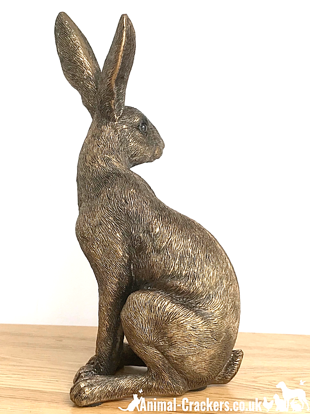 Bronze Hare ornament 22cm Leonardo Reflections figurine sculpture ...
