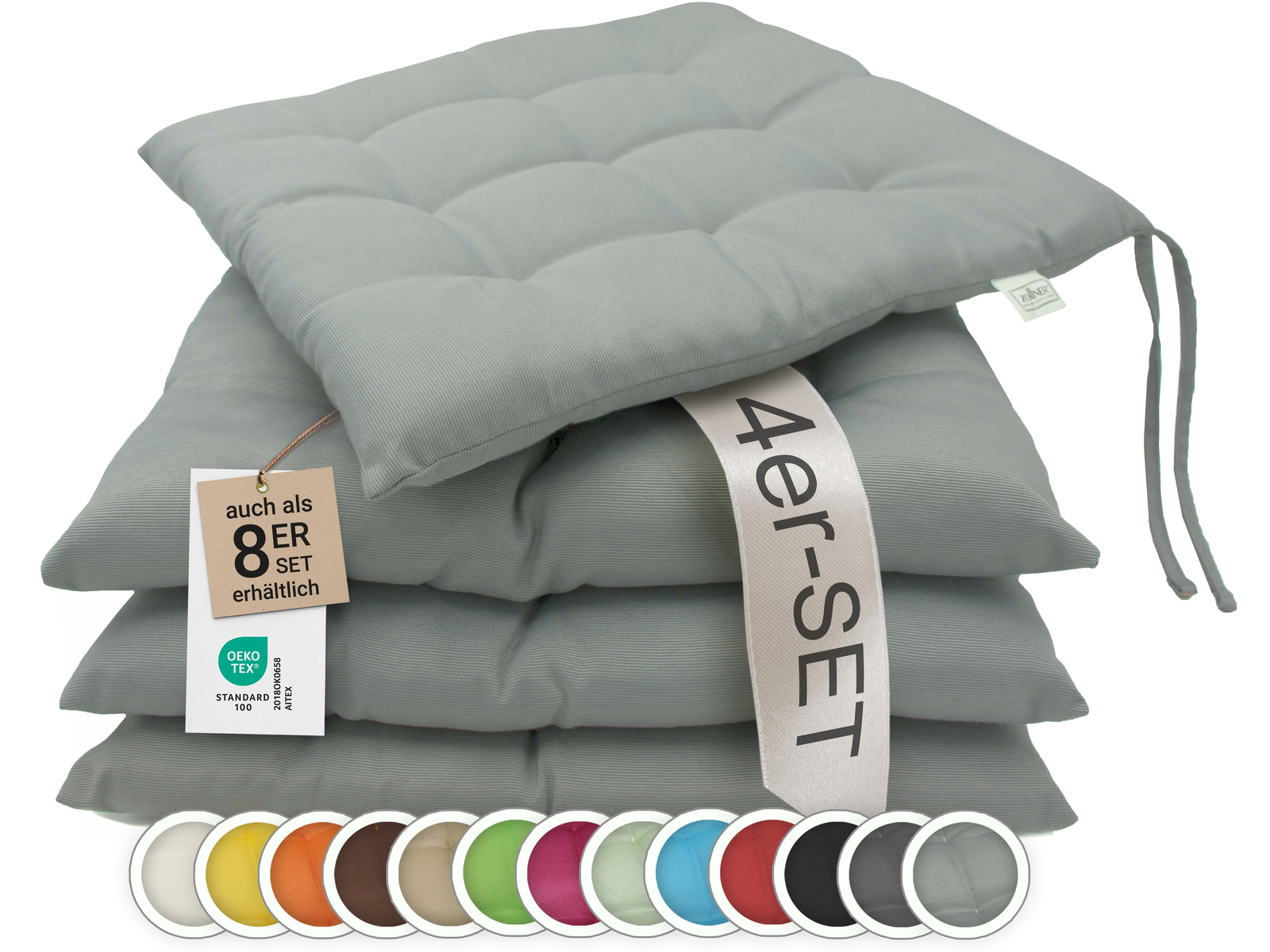Schone Stuhlkissen 40x40 4er Set Bilder